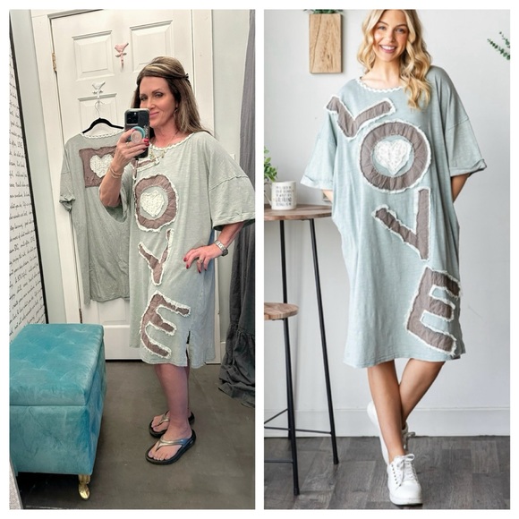 Oli & Hali | Dresses | Oli Hali Patchwork Love Dress | Poshmark